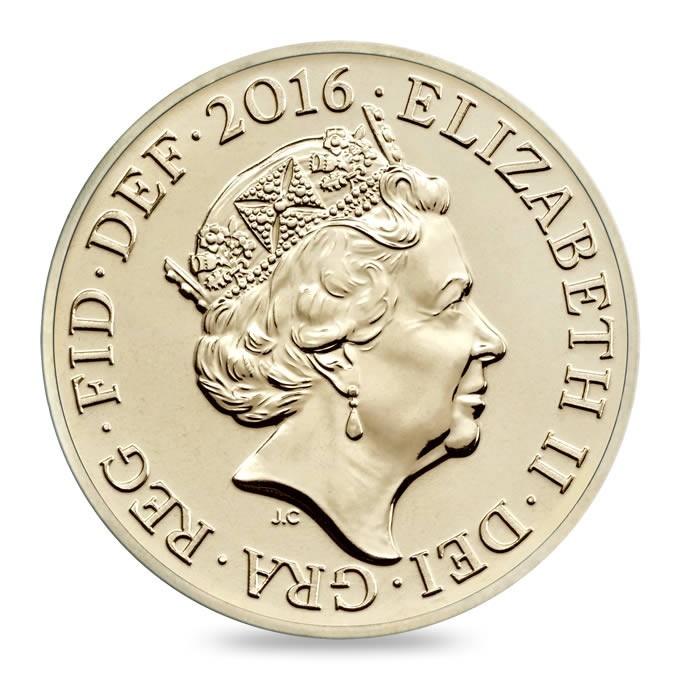 Poslední kulatá britská 1 libra 2016 | Mojemincovna.cz